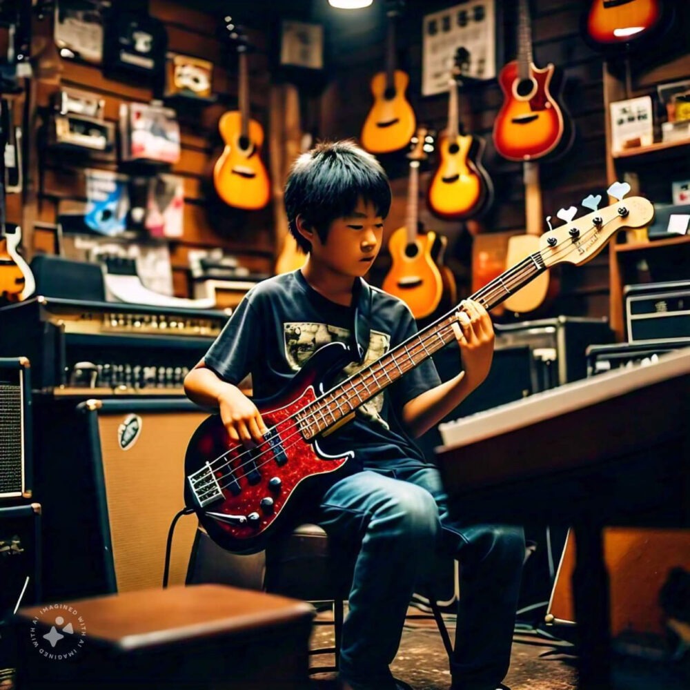 Try the Bass Guitar if you are new to music lessons! - Vinnie Classroom